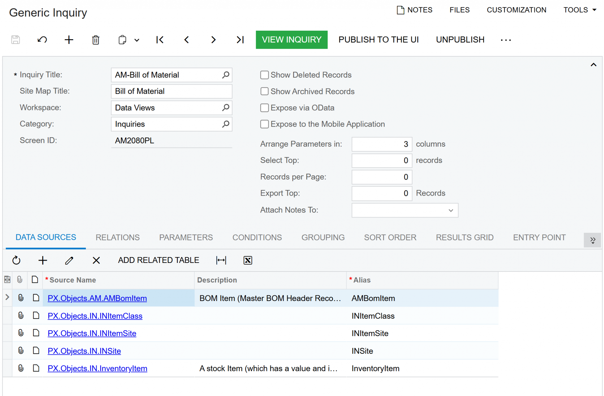 Acumatica Generic Inquiries | Polaris Business Solutions Acumatica Generic Inquiries | Polaris Business Solutions